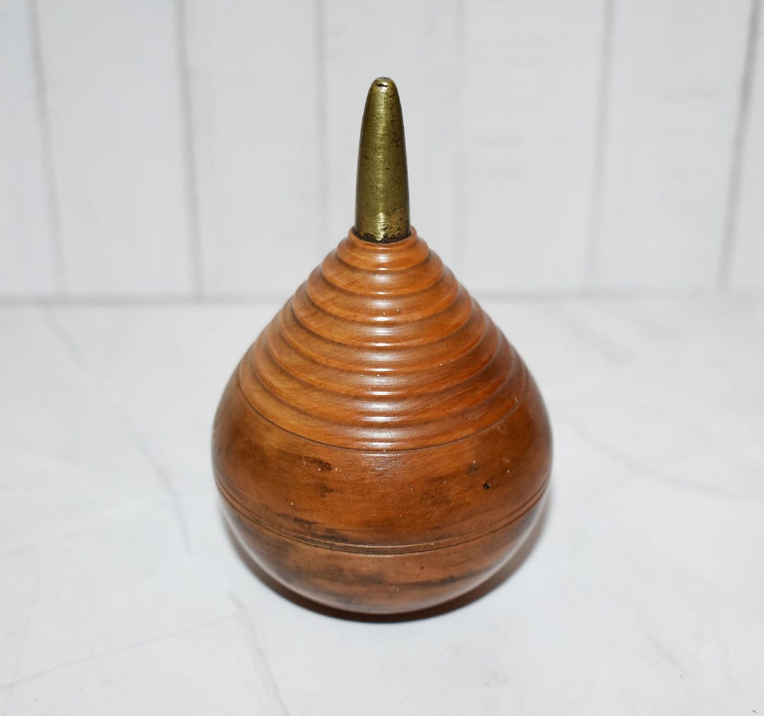 Victorian Antique Spinning Top - Amazing Inlaid Fine Quality Desi Toy ...