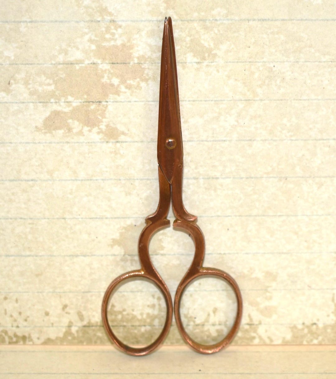 Antique Copper Scissors: Victorian Style, 3.5 Inch - Etsy