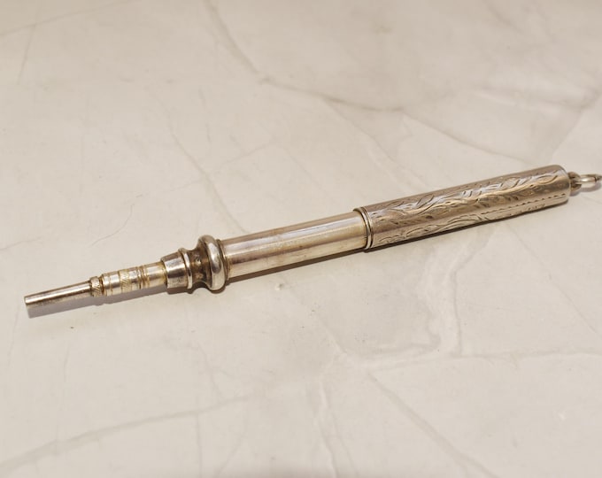 Victorian Silver Telescopic Pencil: 1881 Francis Webb Fob/chatelaine - Etsy