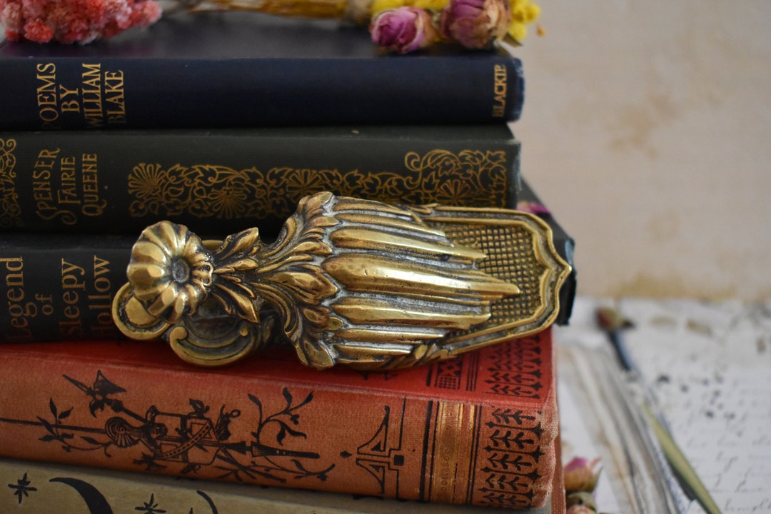Victorian Paper Clip - Gorgeous Large Rare Original Antique Brass ...