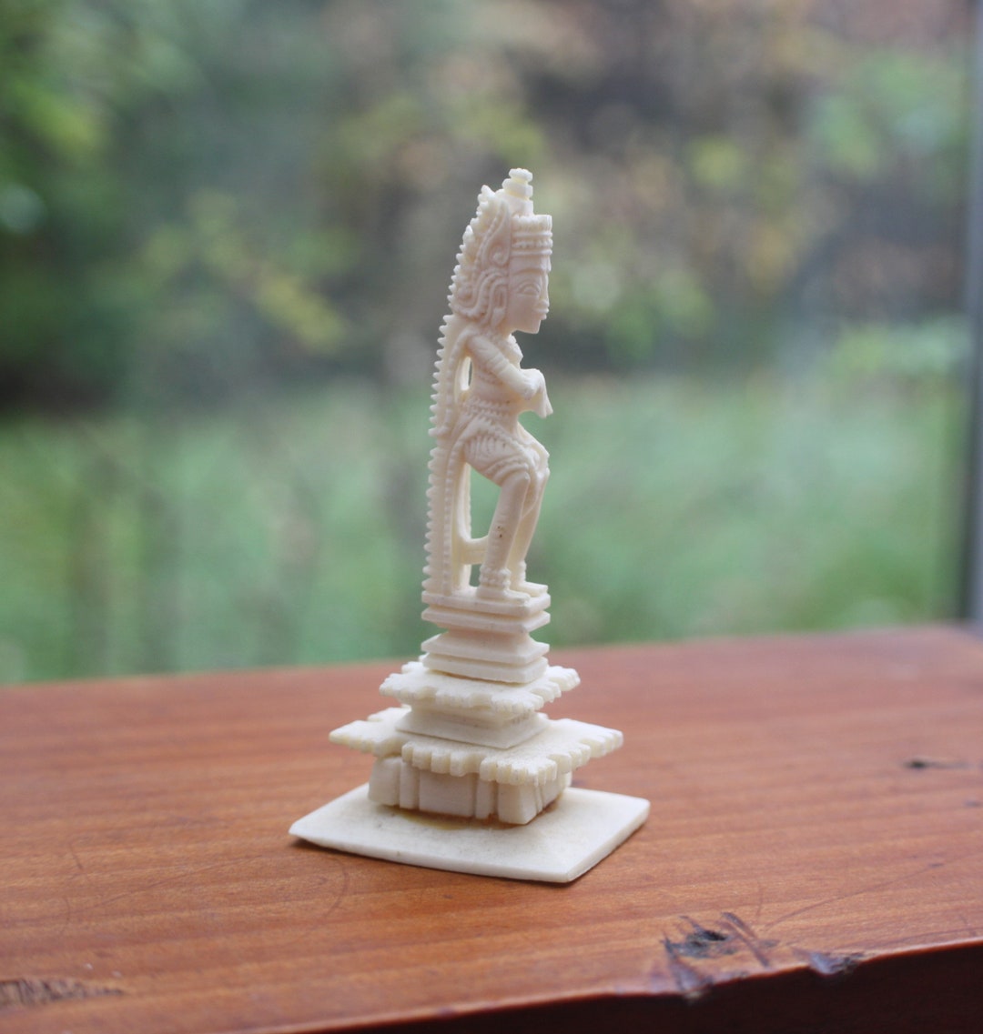 Carved Indian Goddess Figure - Gorgeous Antique Carved Female - Etsy