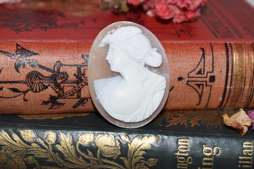Hera Georgian Cameo to Mount - Exquisite Large Antique Carved Shell ...