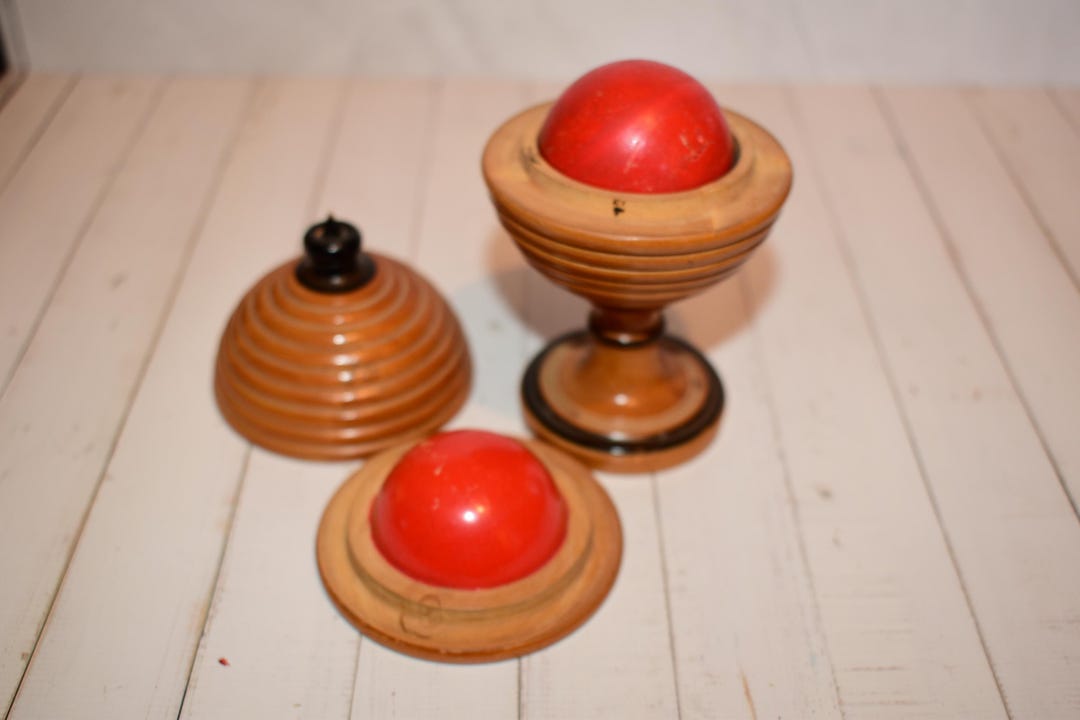 Antique Disappearing Ball Trick - Gorgeous Victorian Boxwood Treen ...