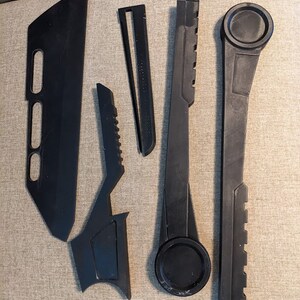 Mandalorian Praetorian Guard Double Blade Weapon Print Star Wars - Etsy