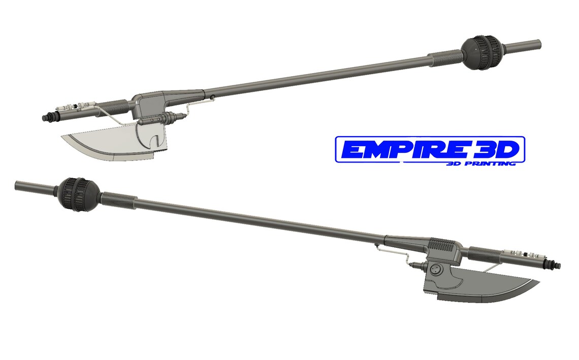Vibro Axe Star wars ROTJ 3D Printed | Etsy