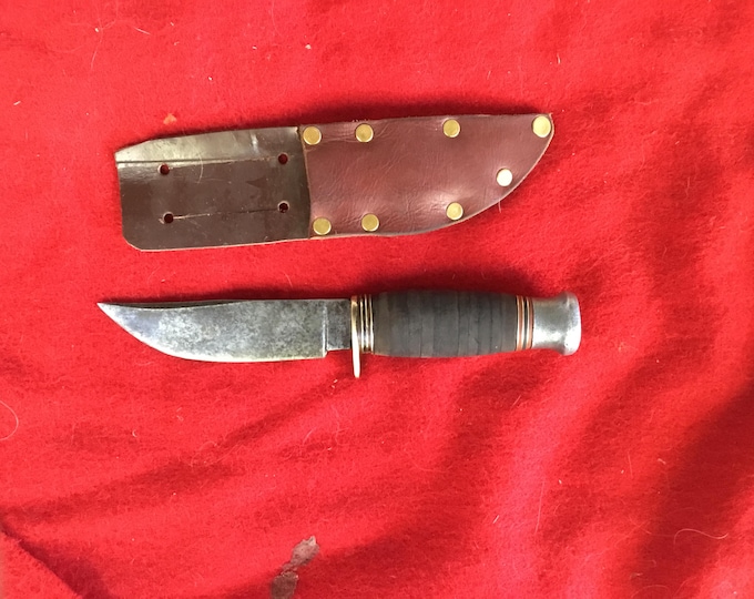 Vintage Sheffield Hunting Bowie Knife - Etsy