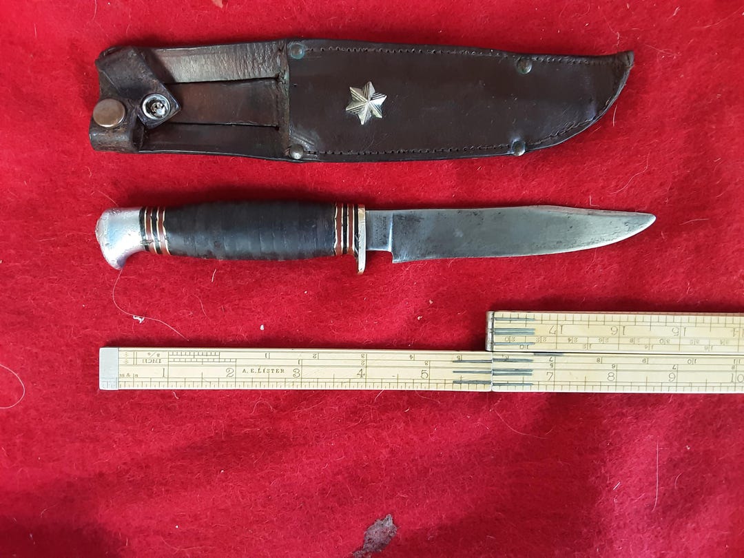 Vintage Sheffield Bowie Knife, Vintage Sheffield Hunting Knife - Etsy