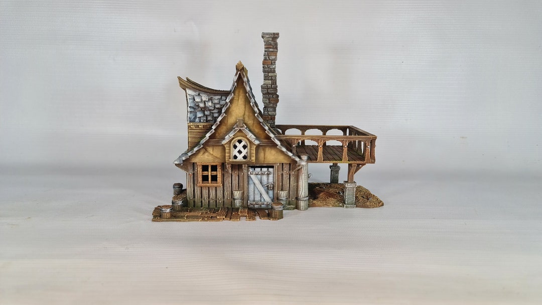 River Master's Hut - Medieval Town House/model House / House/ House ...