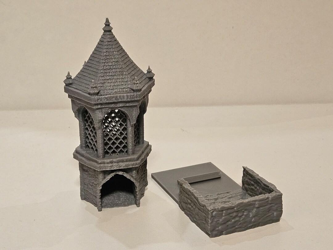 Ancientwell Dice Tower Mini Dice Roller Tower tower Castle Dice Tower ...