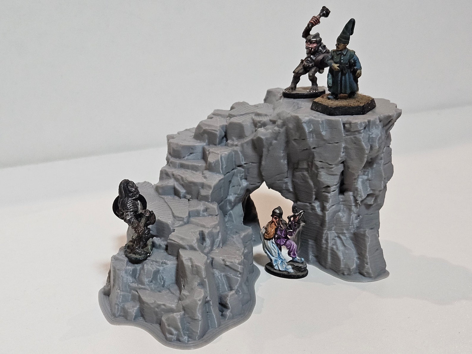 Rocky Stepped Hill Rocky Arch Terrain Wargame Tabletop Terrain Rocks D ...