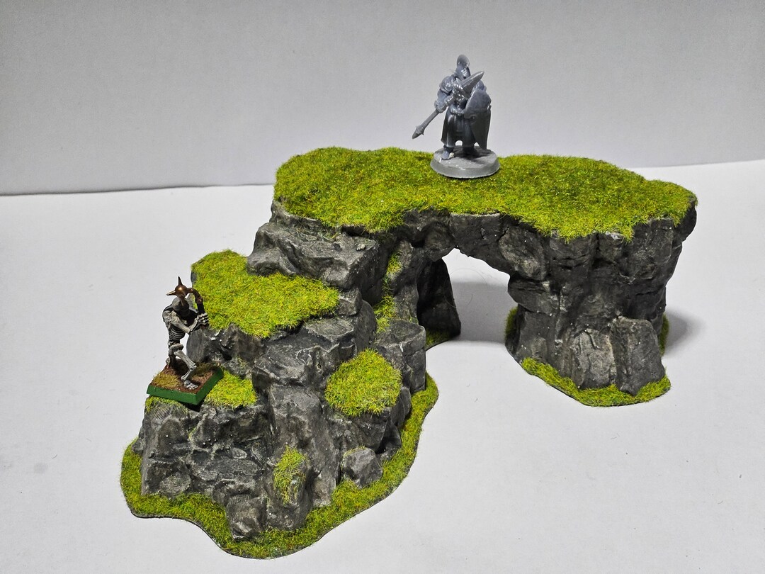 Rocky Stepped Hill Rocky Arch Terrain Wargame Tabletop Terrain Rocks ...