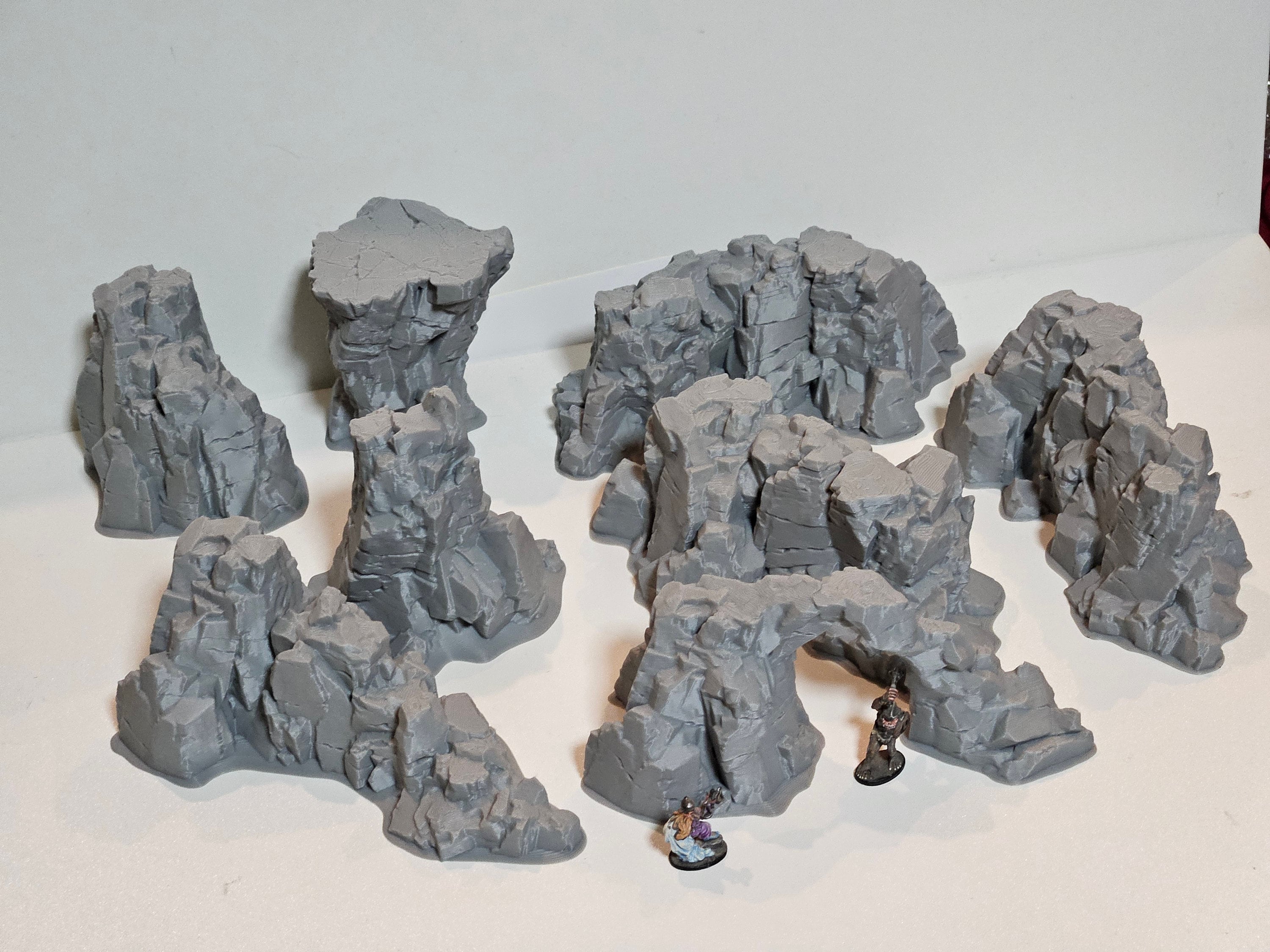 8 Xrocky Hills Rocky Arch Terrain Cliffs Wargame Tabletop Terrain Rocks ...