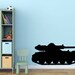 Large Army Tank Vinyl Wall Art Sticker Decal Boys Children Toys Play ...