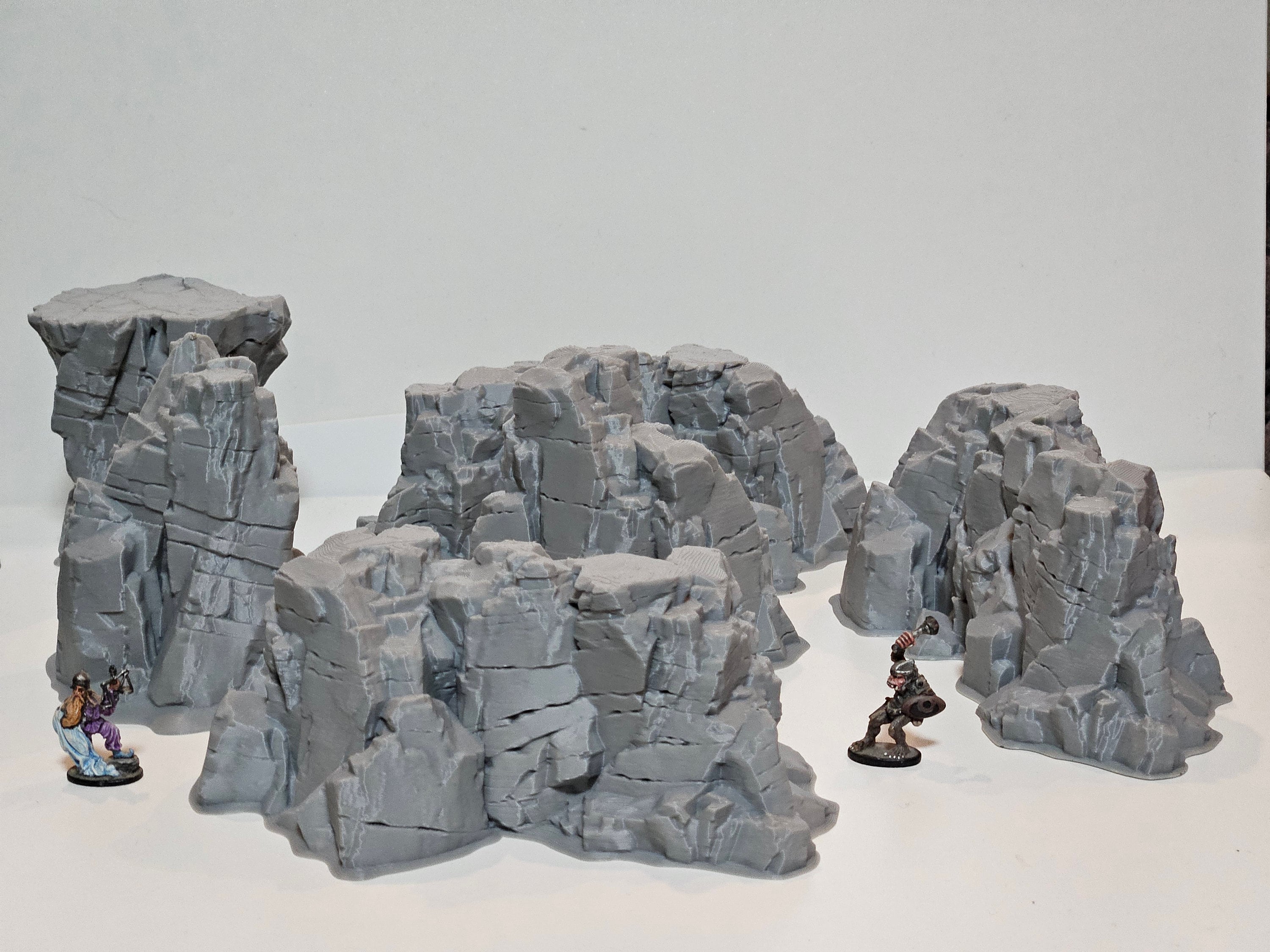 8 Xrocky Hills Rocky Arch Terrain Cliffs Wargame Tabletop Terrain Rocks ...