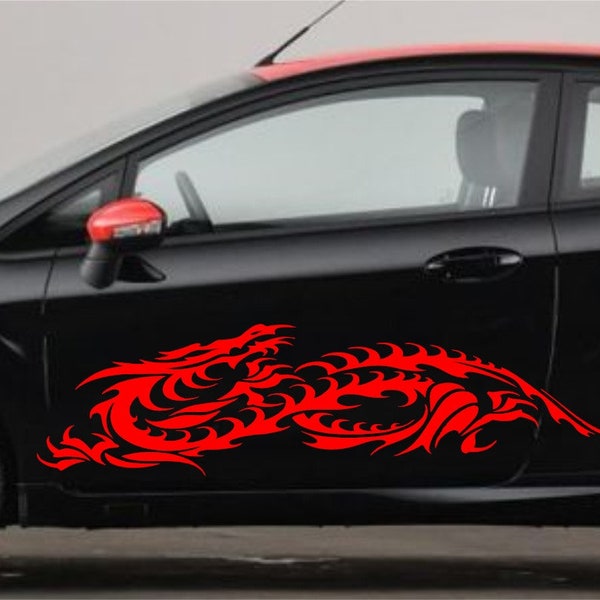 Dragon Car Decal - Etsy