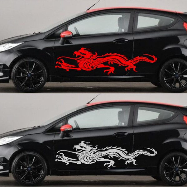 Dragon Car Decal - Etsy