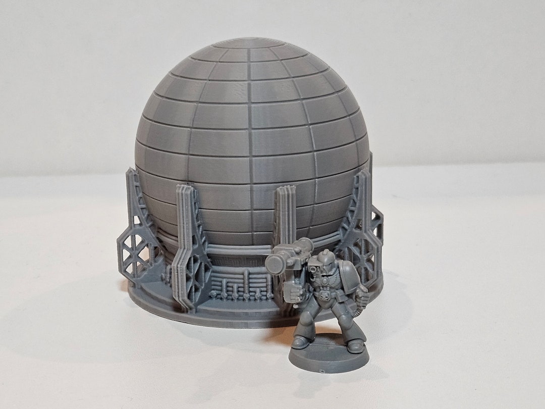 Sci Fi Fuel Tank Reserve Silo Storage Tank Tabletop Wargaming Scenery ...