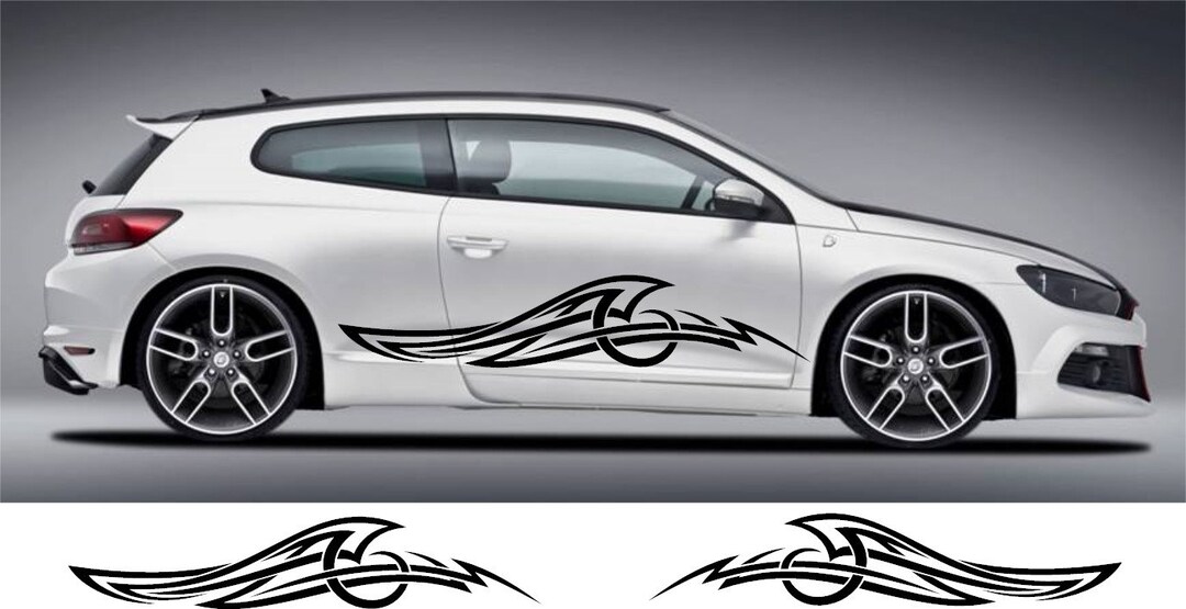 Tribal Car Decal Sticker Street Racing Decal Large Tribal Car Decal ...