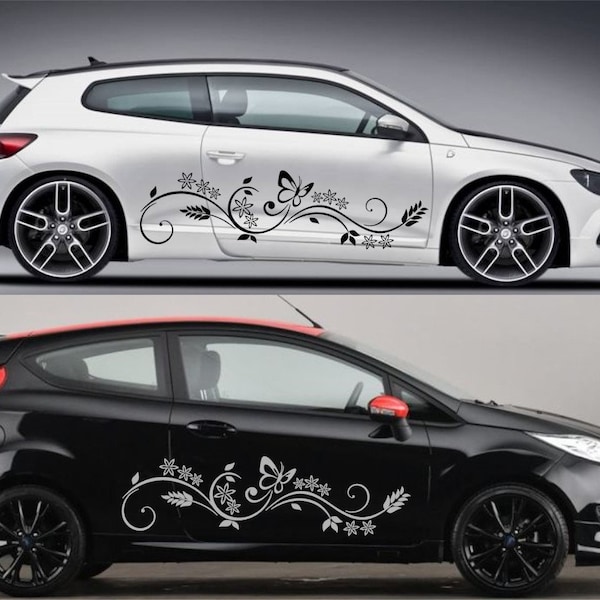 Flower Car Decal - Etsy