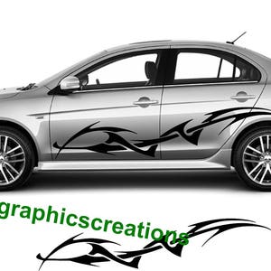 Tribal Car Decal Sticker Street Racing Decal Large Tribal Car Decal ...
