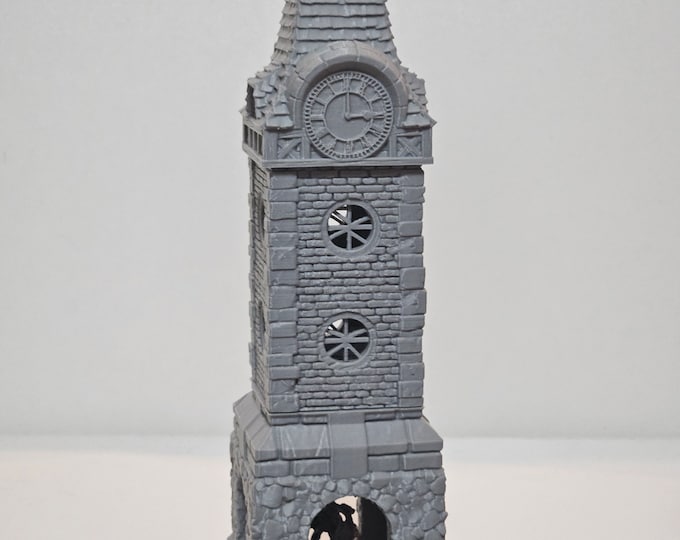 Clock Tower / Medieval Watch Tower Scatter Terrain Tabletop Gaming ...