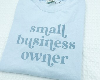 Small Business Owner Shirt Women's T-shirts Minimalist - Etsy