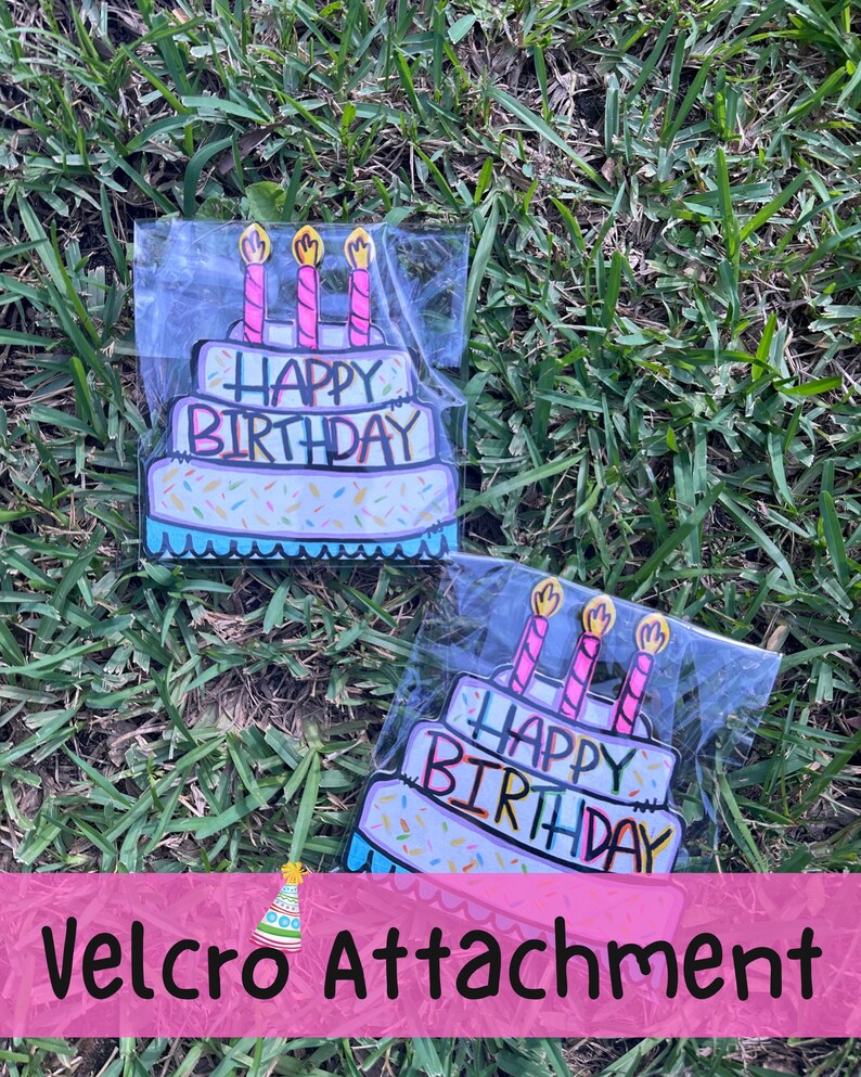 HAPPY BIRTHDAY ATTACHMENT / Interchangeable Attachment / Birthday Decor ...