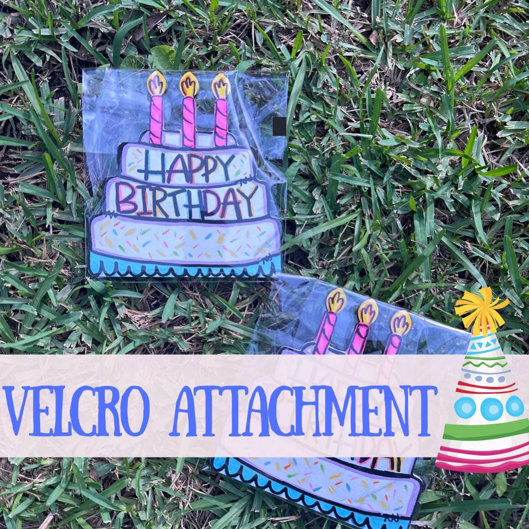 HAPPY BIRTHDAY ATTACHMENT / Interchangeable Attachment / Birthday Decor ...