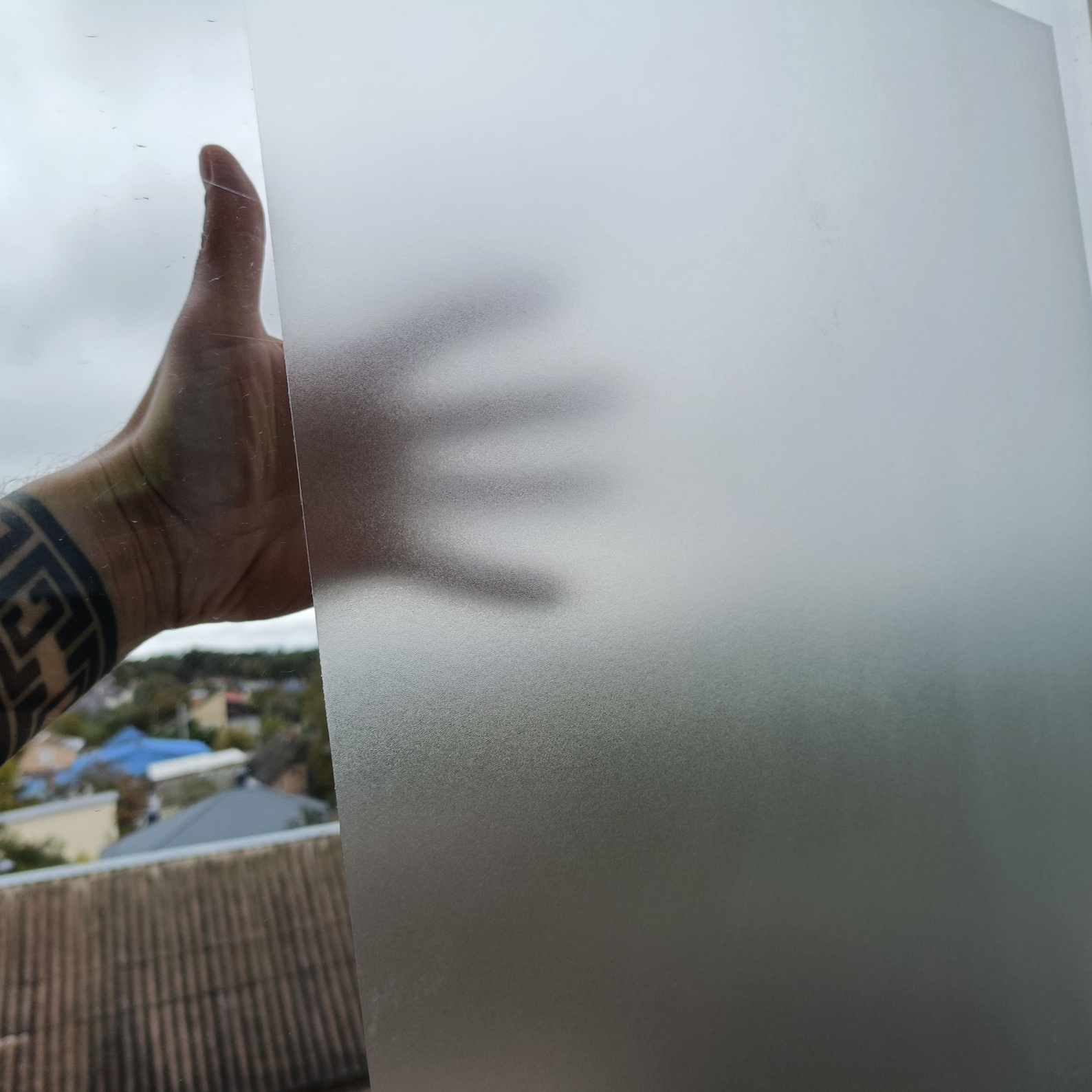 Self-adhesive Decorative Window Film | Frosted Privacy Film ...