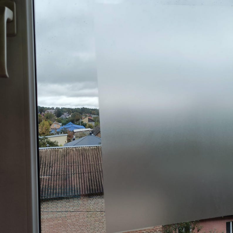 Self-adhesive Decorative Window Film Frosted Privacy Film Sandblasted ...