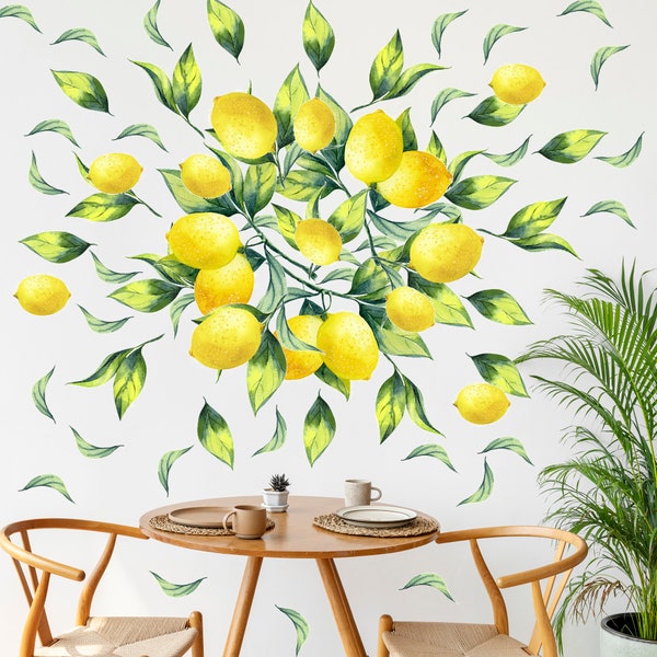 Lemon Wall Decals - Etsy