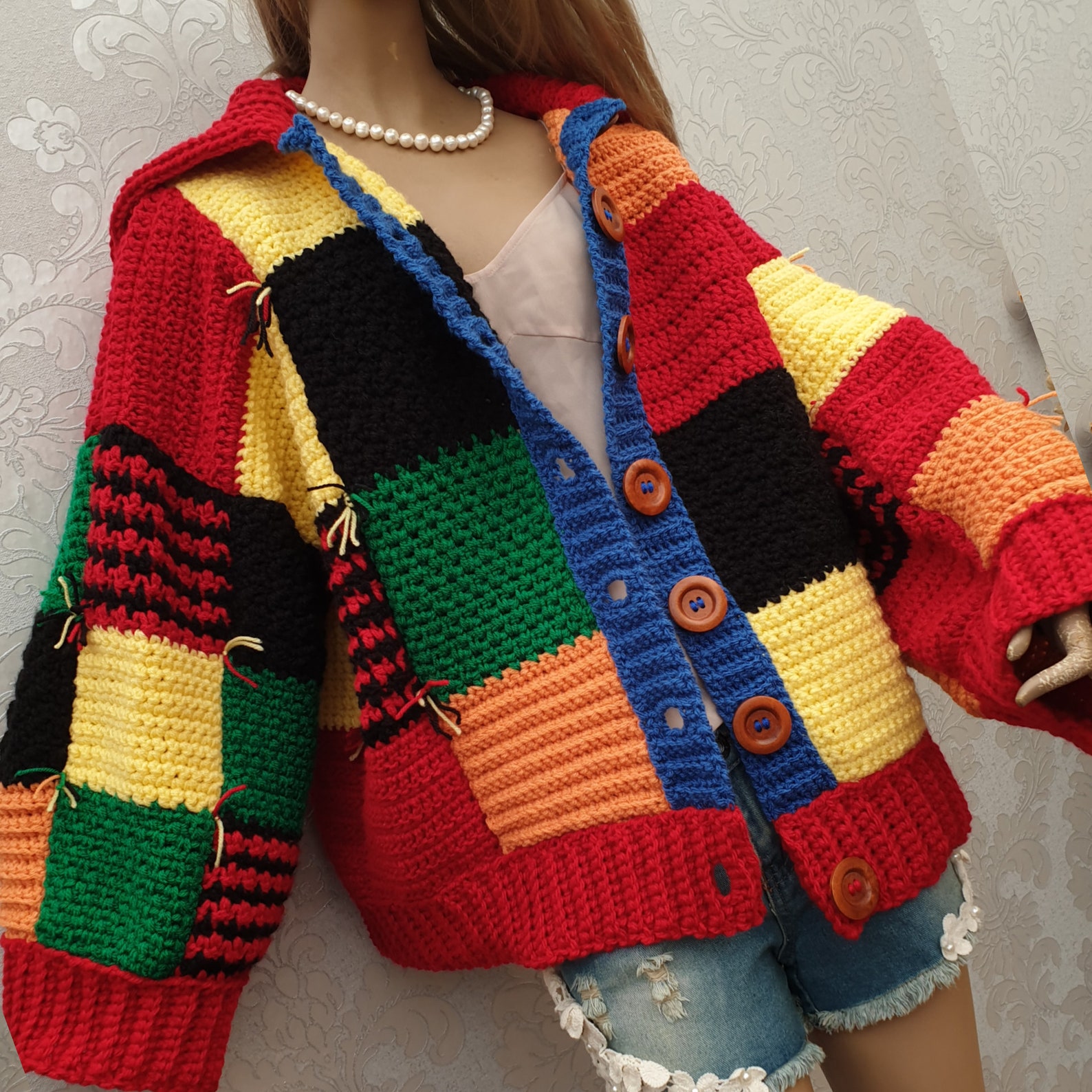 Pdf Pattern Harry Styles Cardigan Crochet Pattern JW Anderson - Etsy México