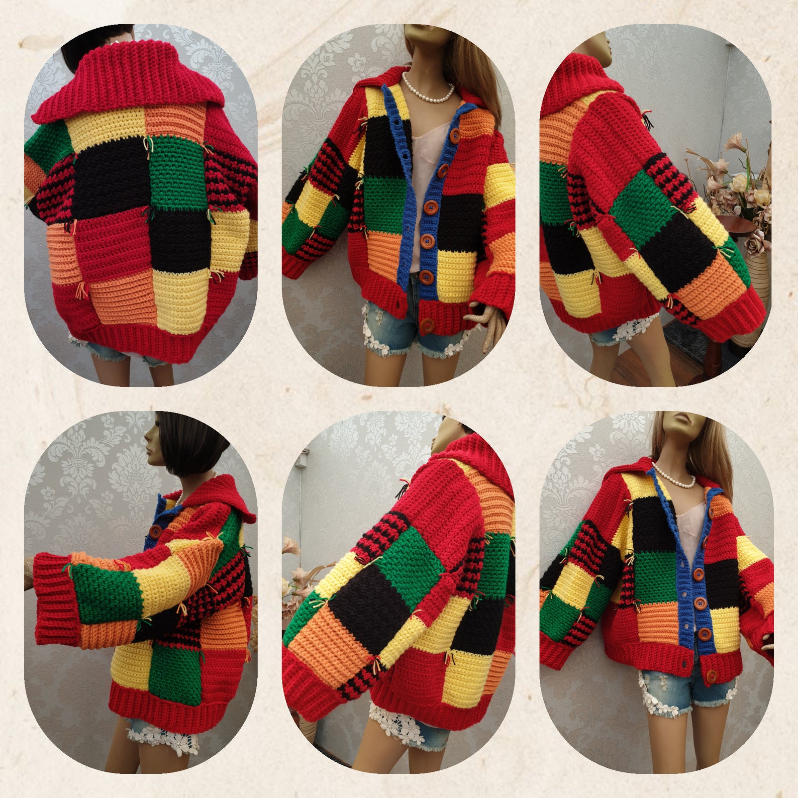 Pdf Pattern Harry Styles Cardigan Crochet Pattern JW Anderson - Etsy México