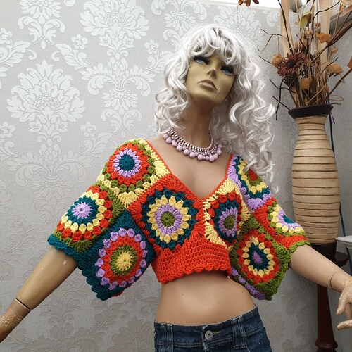 Springbok Granny Square Crochet Pattern - Etsy