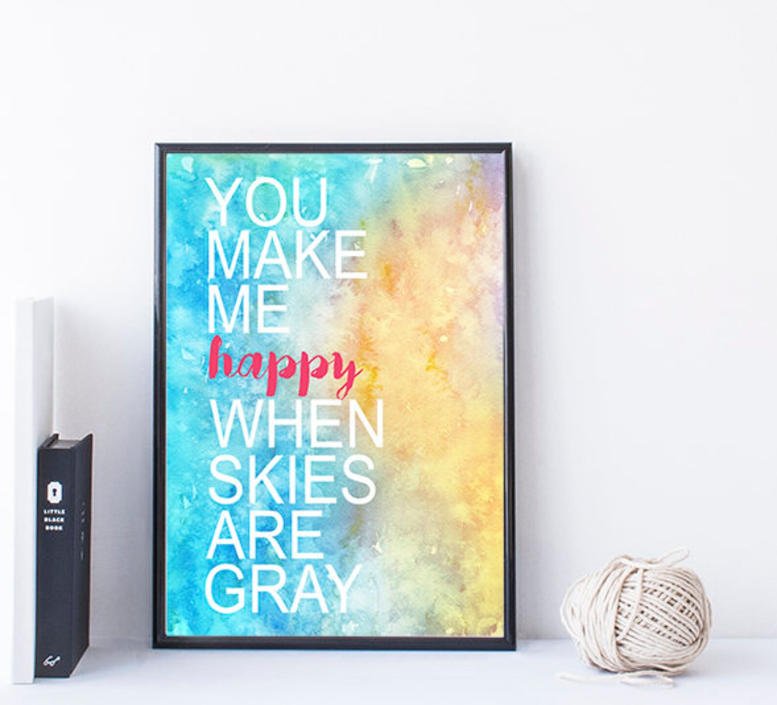 Inspirational Quote Watercolor Printable Wall Art - Etsy