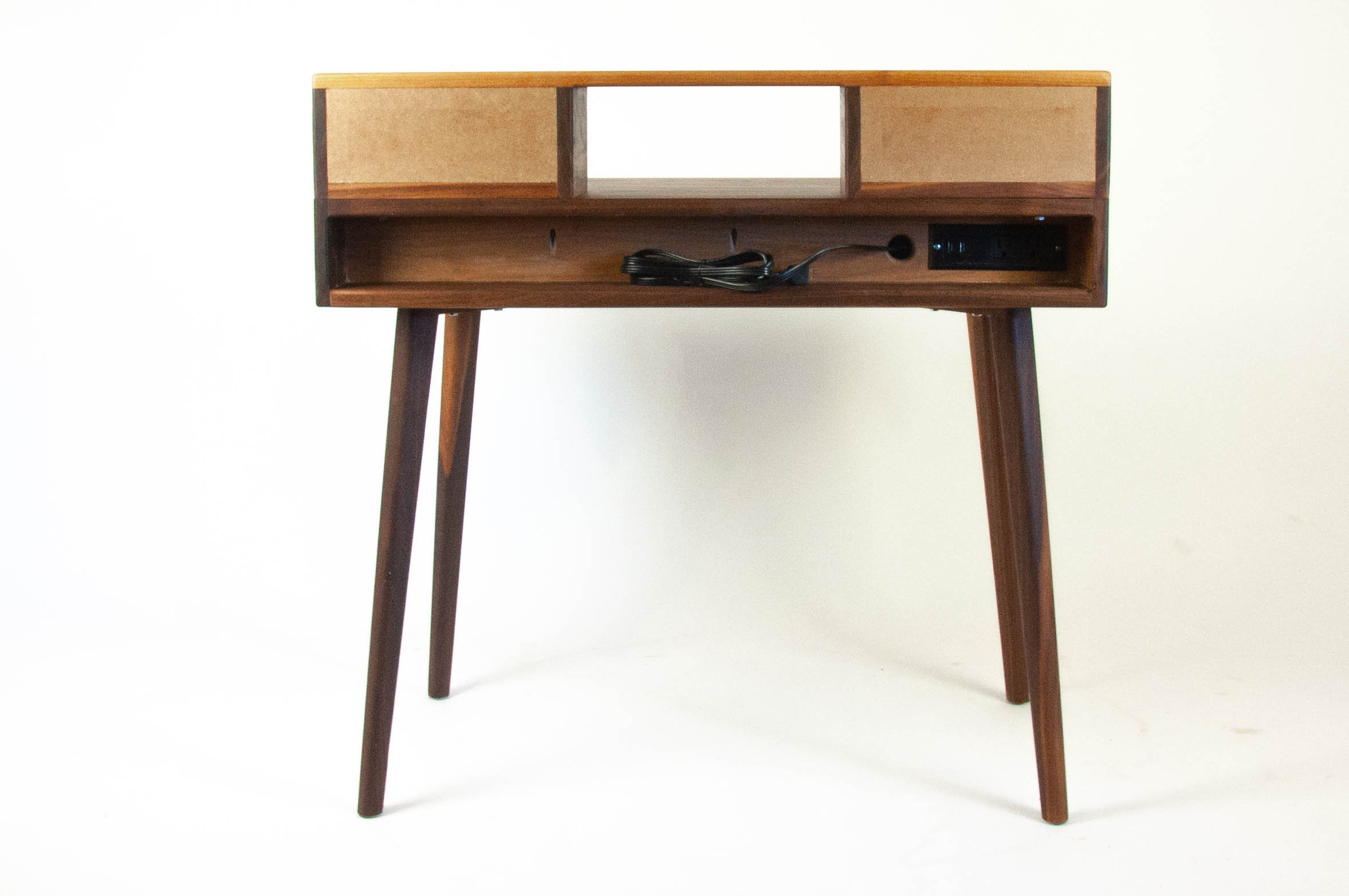 La Huche Oak Drawers Mid-Century Modern Black Walnut Office | Etsy