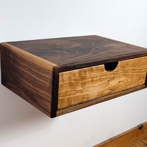 Floating Side Table - Etsy