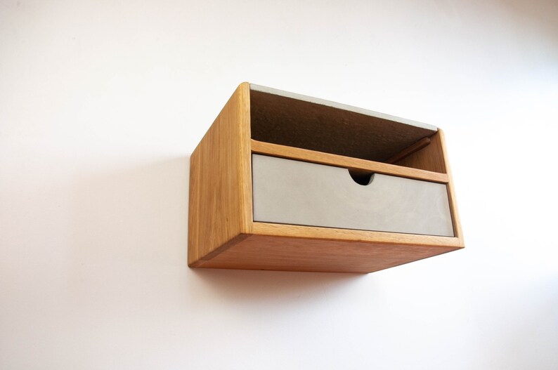 Aby Cloud White Grey Floating Nightstand Bed Side Table With - Etsy