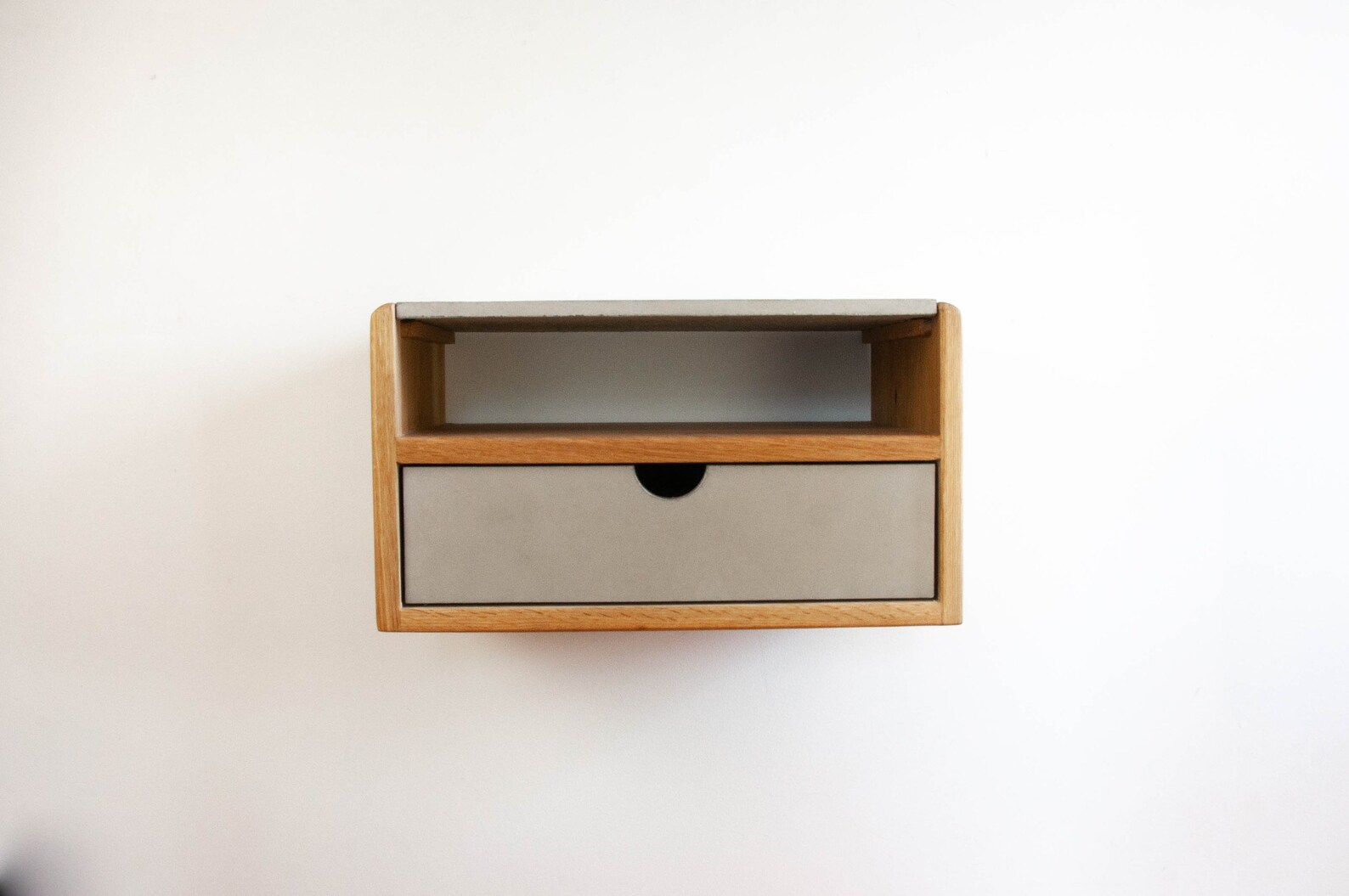 Aby Cloud White Grey Floating Nightstand Bed Side Table With - Etsy