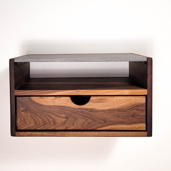 Floating Side Table - Etsy