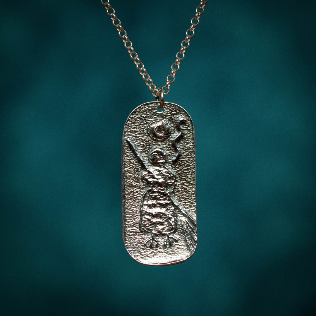 Baba Yaga Silver Handmade Pendant - Etsy