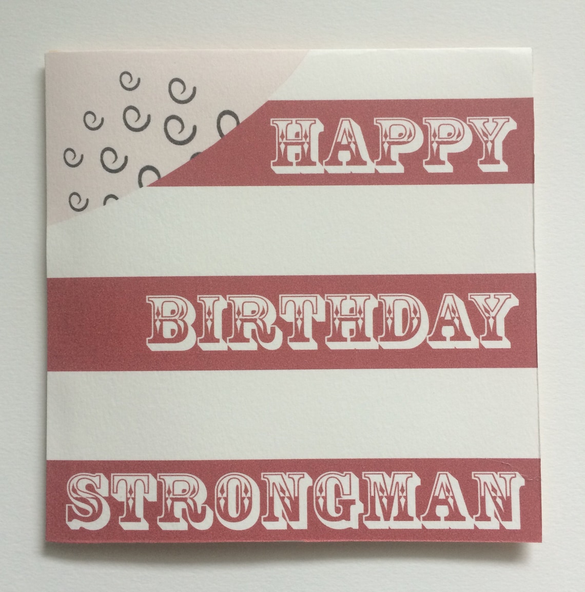 Pop up 3D Circus Strongman Birthday Card Popup Greetings Card | Etsy