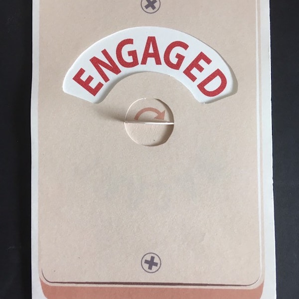 Vacant Engaged Sign - Etsy