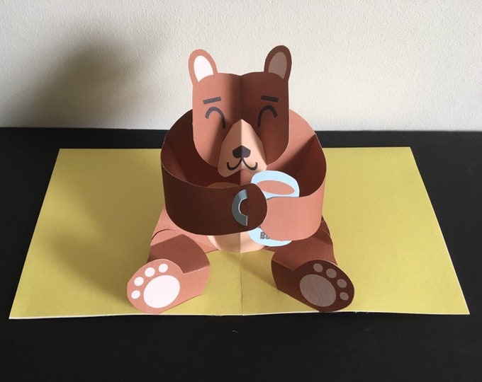 Men's Birthday Card, Pub 3D Pop up Card, Personalised Birthday Cards ...