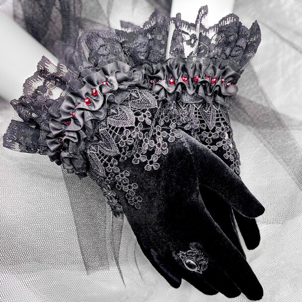 Gothic Gloves - Etsy