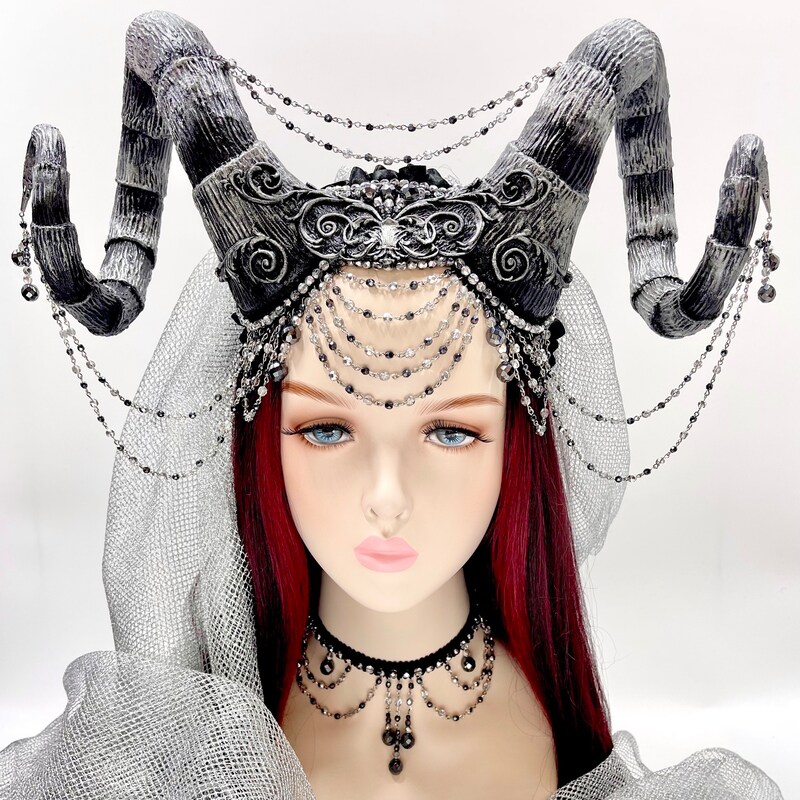 Goth Chain Headpiece - Etsy