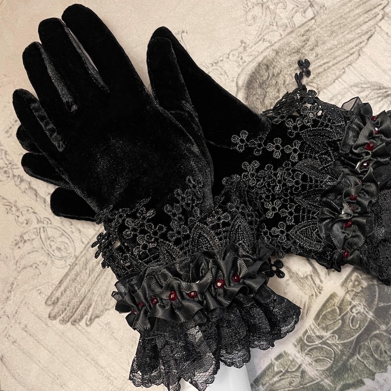 Gothic Gloves - Etsy