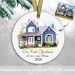 Custom House Ornament, Our First Christmas at Our New Home 2025, New ...