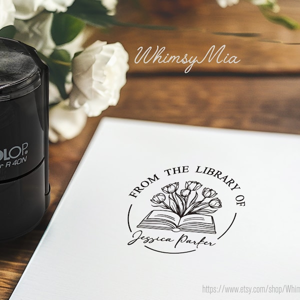 Open Book Stamp - Etsy