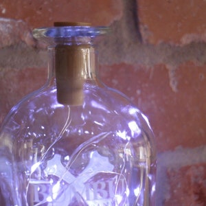 Bumbu Banana Rum Liquor Bottle Lamp- 20 LED Lights - Upcycled - Etsy